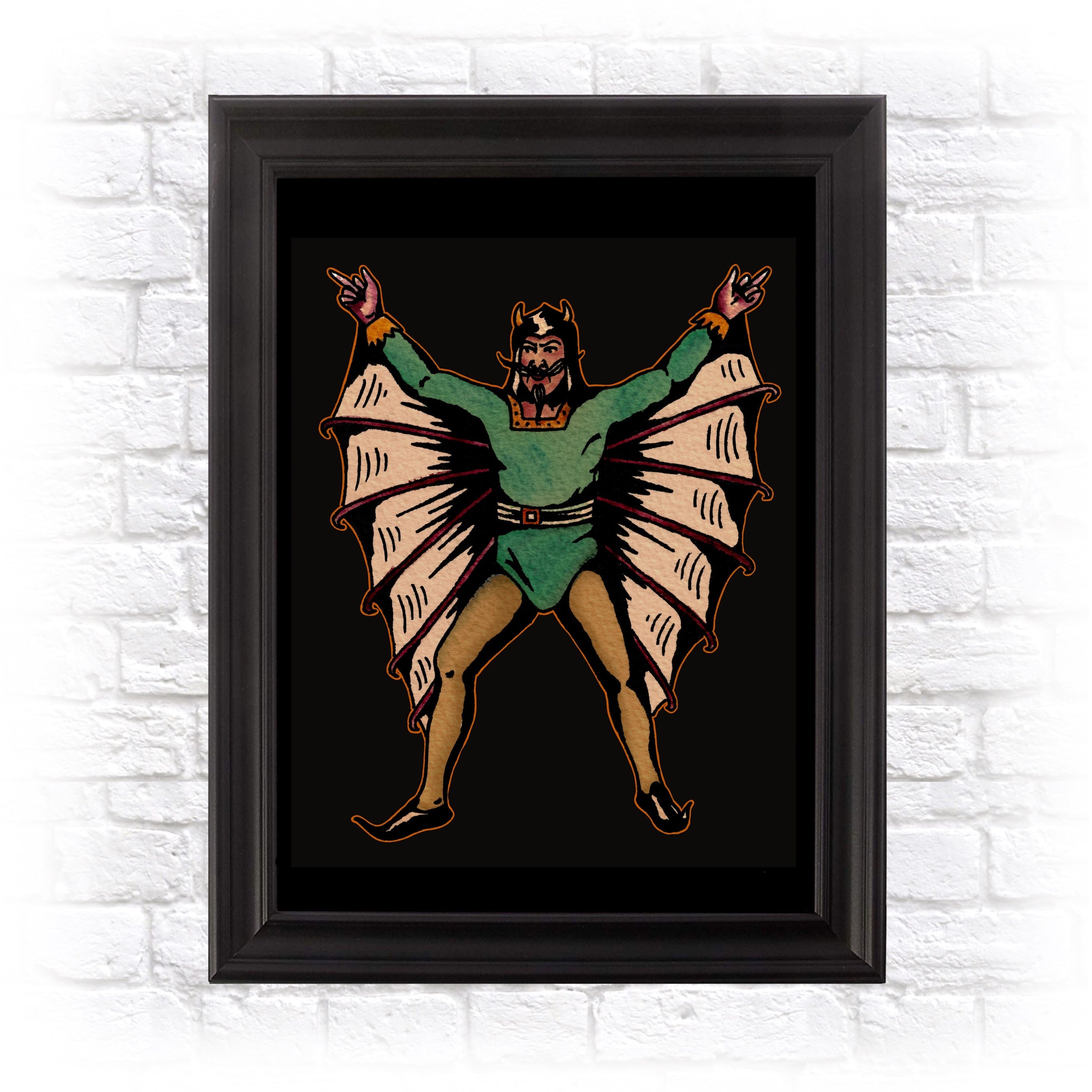 F.T.W- A3 Heavyweight Art Print – Dark As Day Apparel