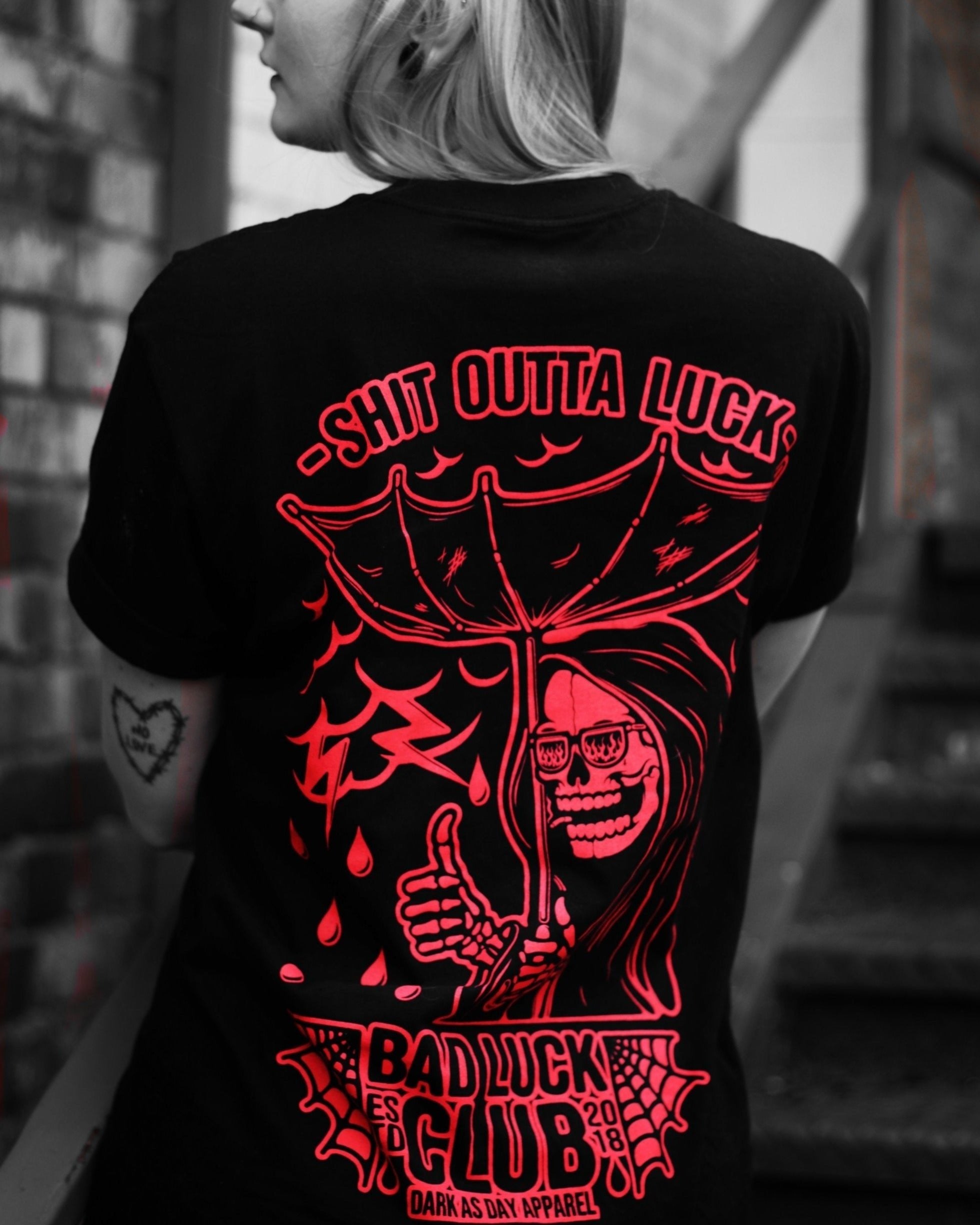 Bad Luck Club T-shirt – Dark As Day Apparel